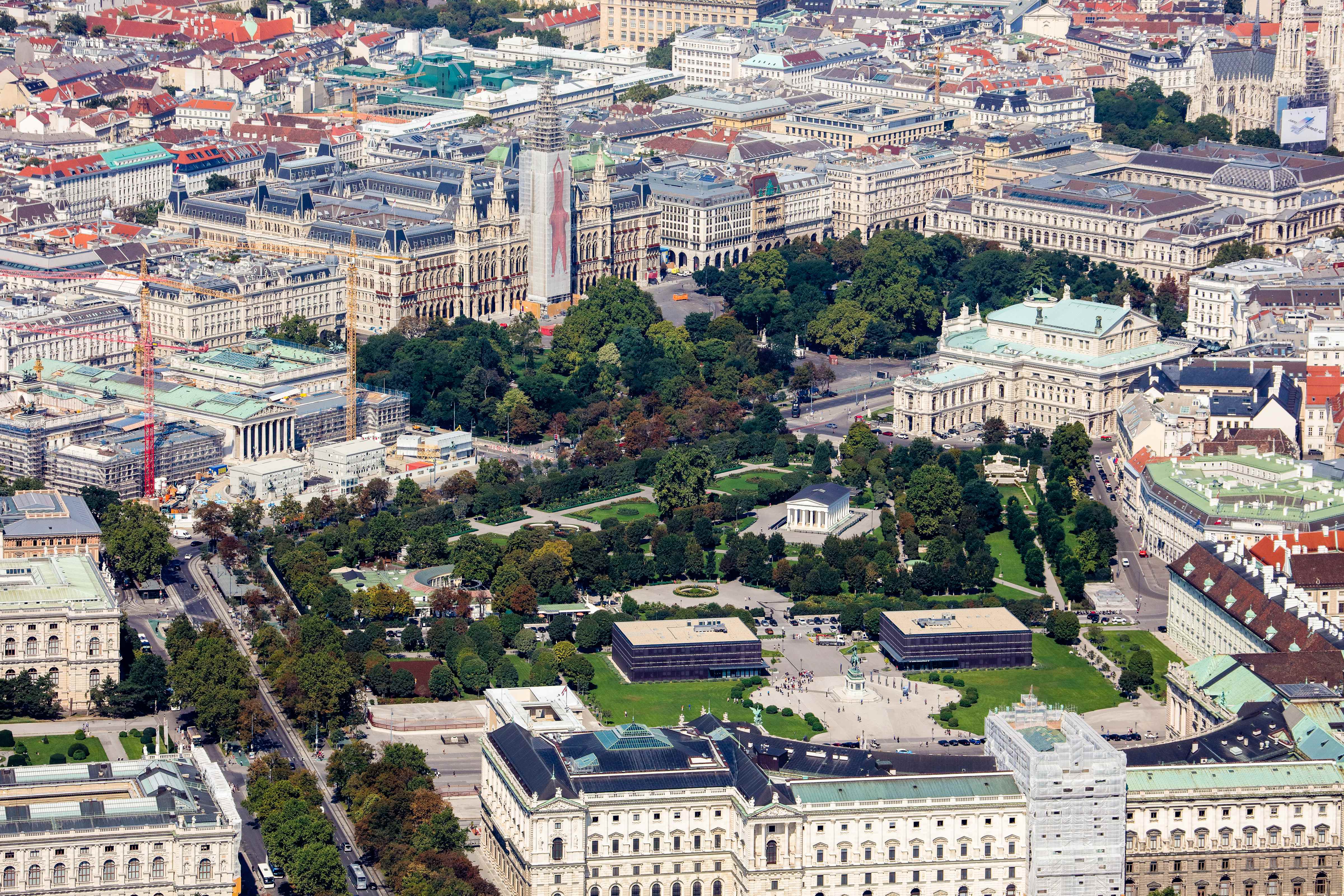 Vienna From Above Stadt Wien